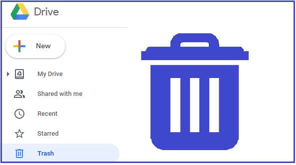 Google Drive Trash Right Click Solutions